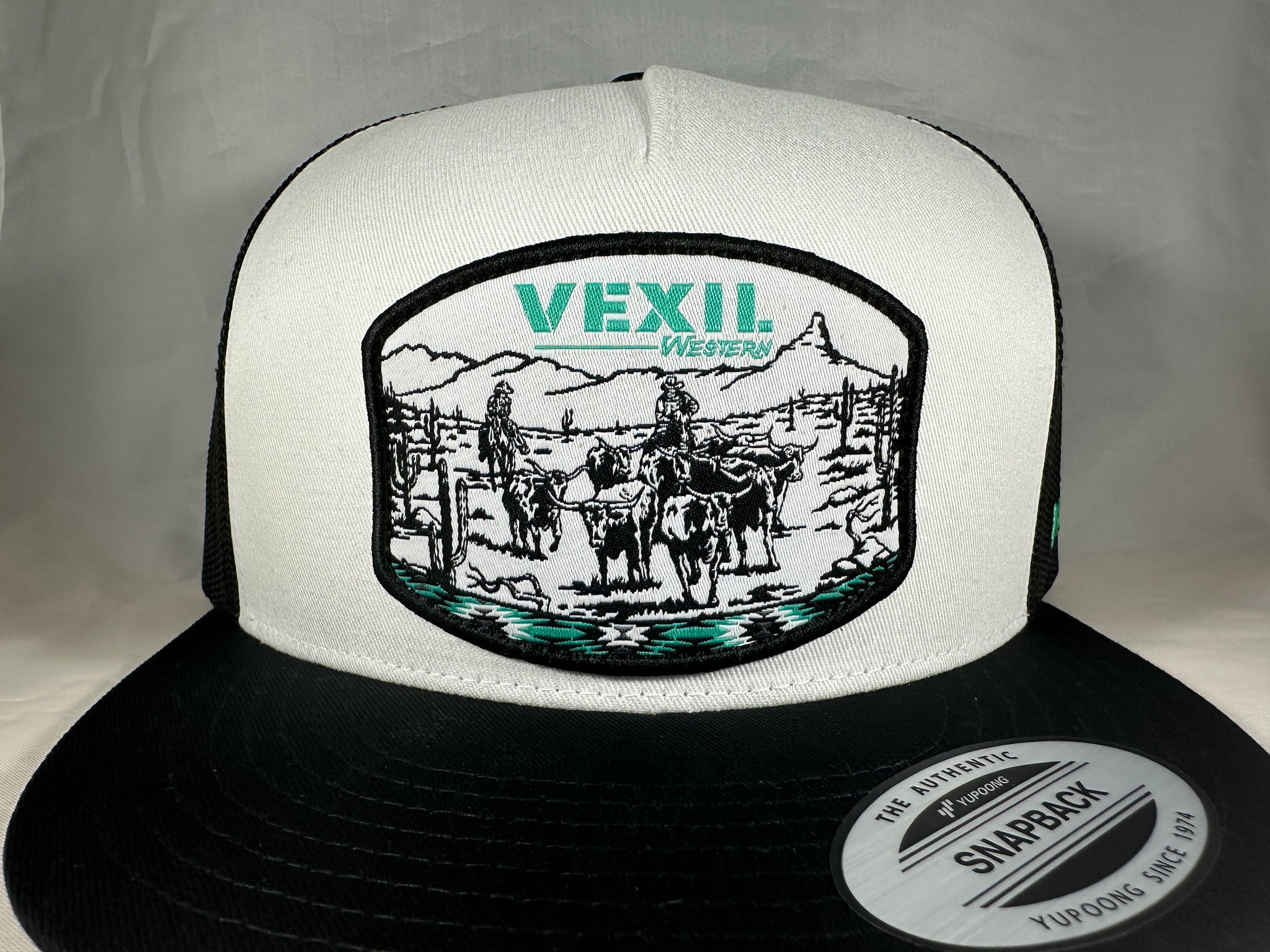 Vexil Western - Cattle Drive - Black/White/Black Mesh – VEXIL BRAND