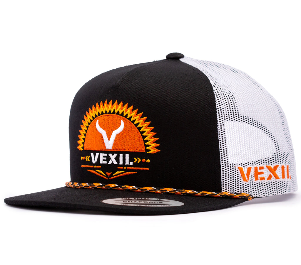Vexil Sunrise - Black/White Mesh – VEXIL BRAND