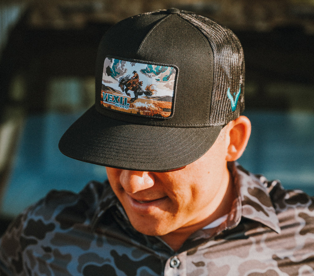 Vexil Western - Get Western - Black/Black Mesh – VEXIL BRAND